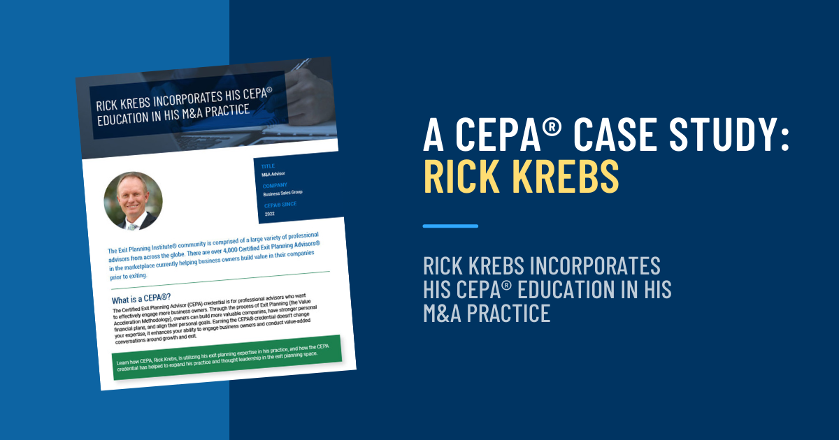 Exit Planning Institute - Find a CEPA | Elizabeth Weast